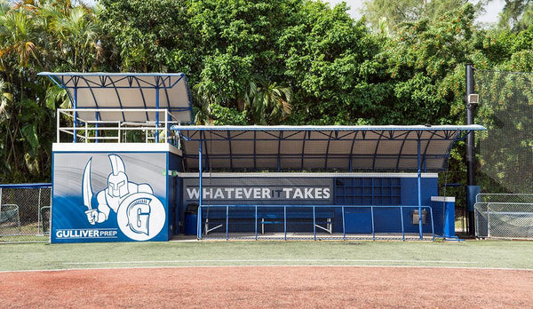 Baseball Dugout Signs & Wraps | Custom Graphics – BigSigns – BigSigns.com