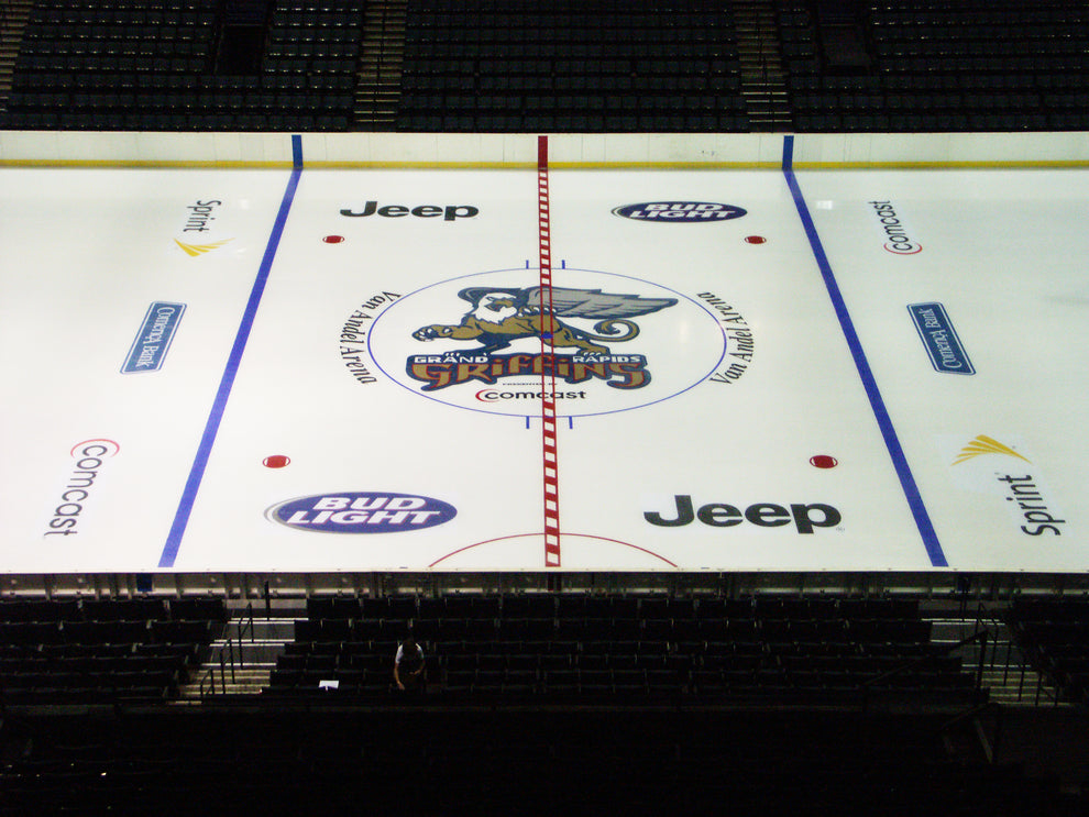 Ice Logos - Arena - DuraMesh® – BigSigns.com